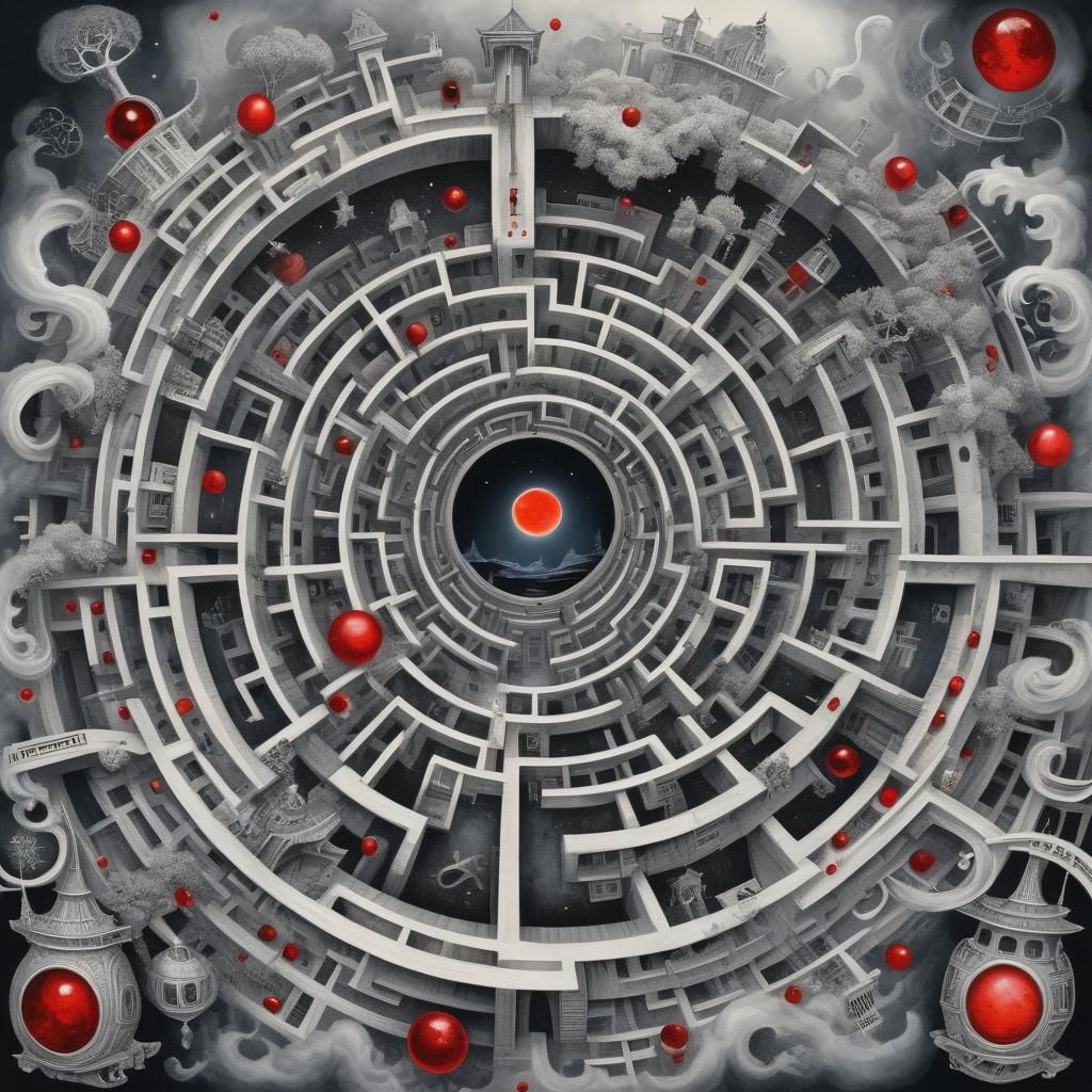 The labyrinth - AI Generated Artwork - NightCafe Creator