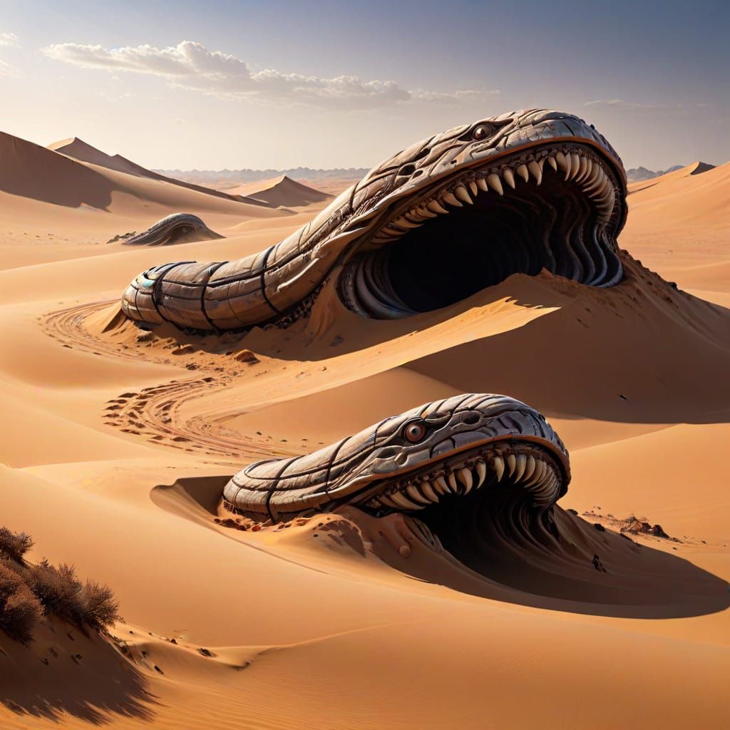 Giant Sand Worms on Dune - Giant Sand Worms on Dune