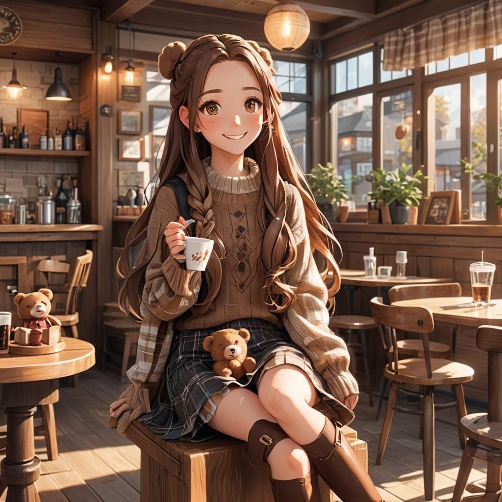 Coffeeshop date - AI Generated Artwork - NightCafe Creator