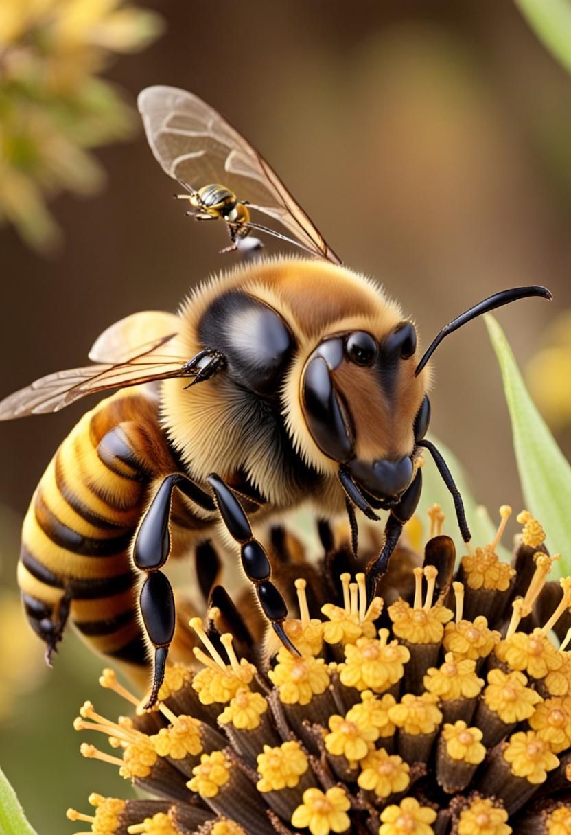 Abeja Reina - AI Generated Artwork - NightCafe Creator