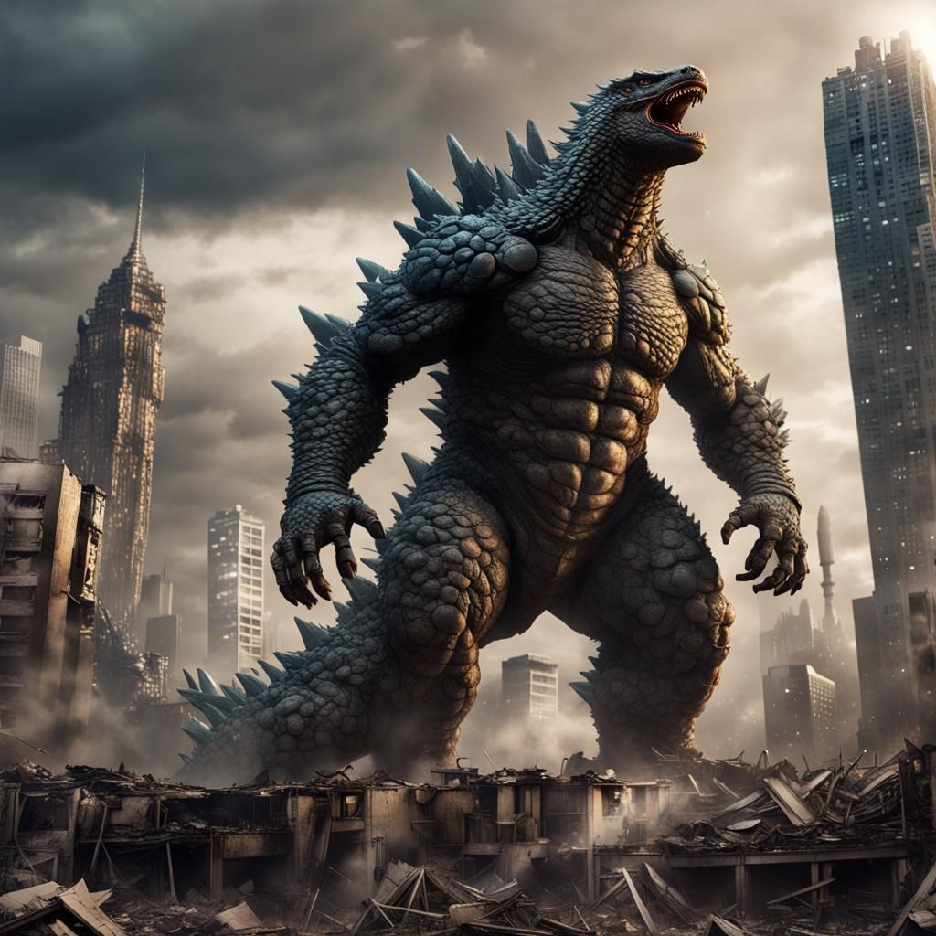 godzilla - AI Generated Artwork - NightCafe Creator