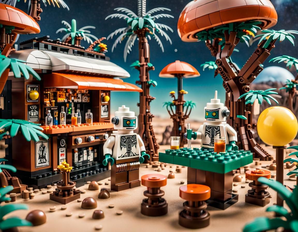 Tiki Bar on Mars: Terraforming The Future Series - AI Generated Artwork ...