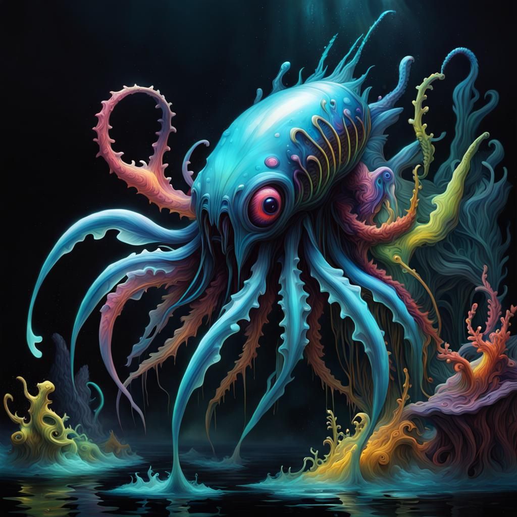 Sea Creature - AI Generated Artwork - NightCafe Creator