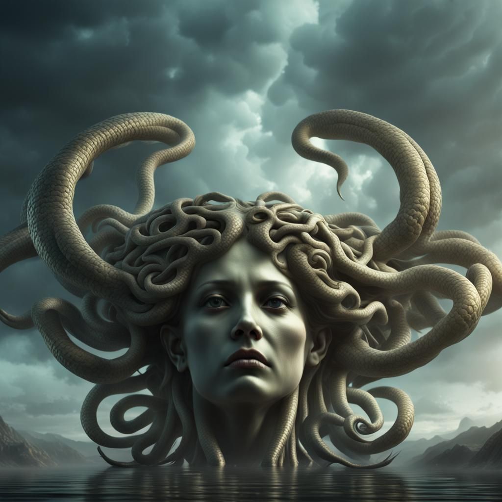 Medusa Rising - AI Generated Artwork - NightCafe Creator