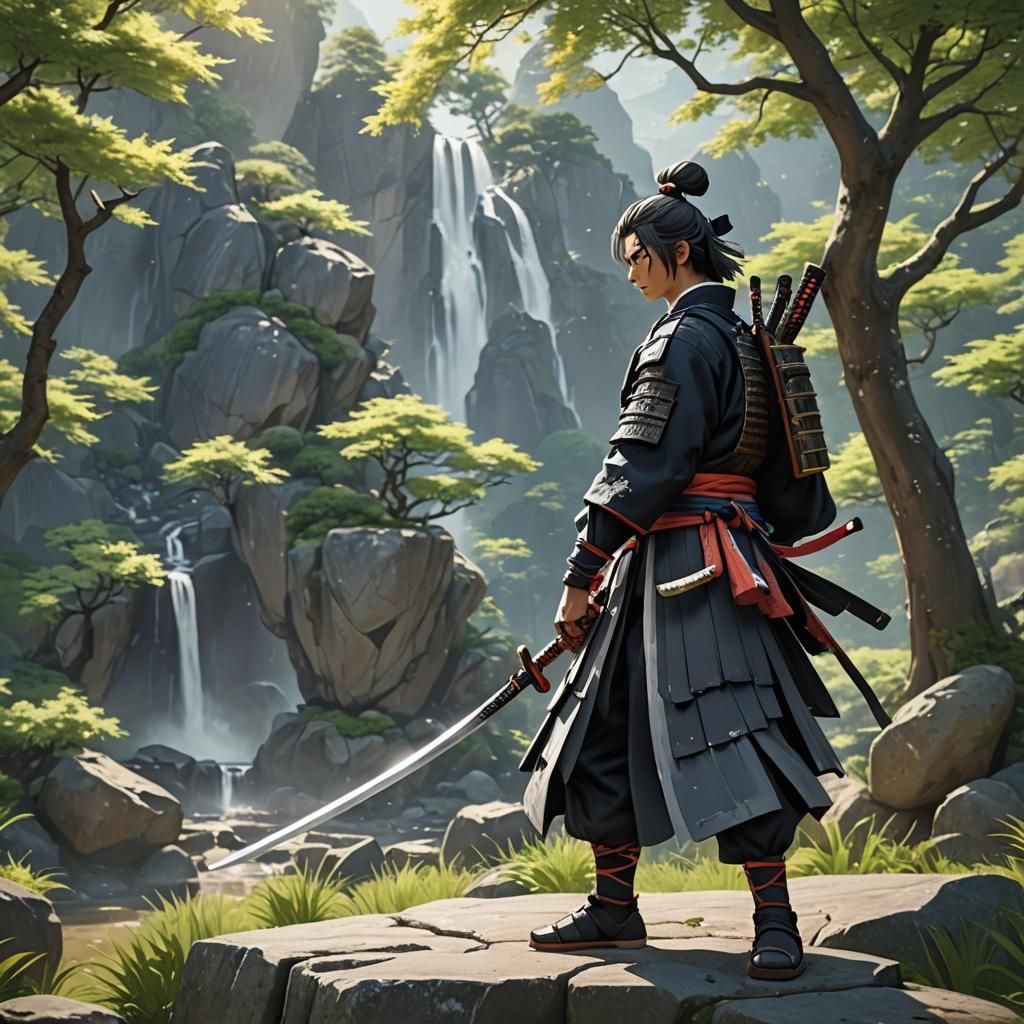 Samurai morning training session ⚔️🤺 - AI Generated Artwork - NightCafe ...