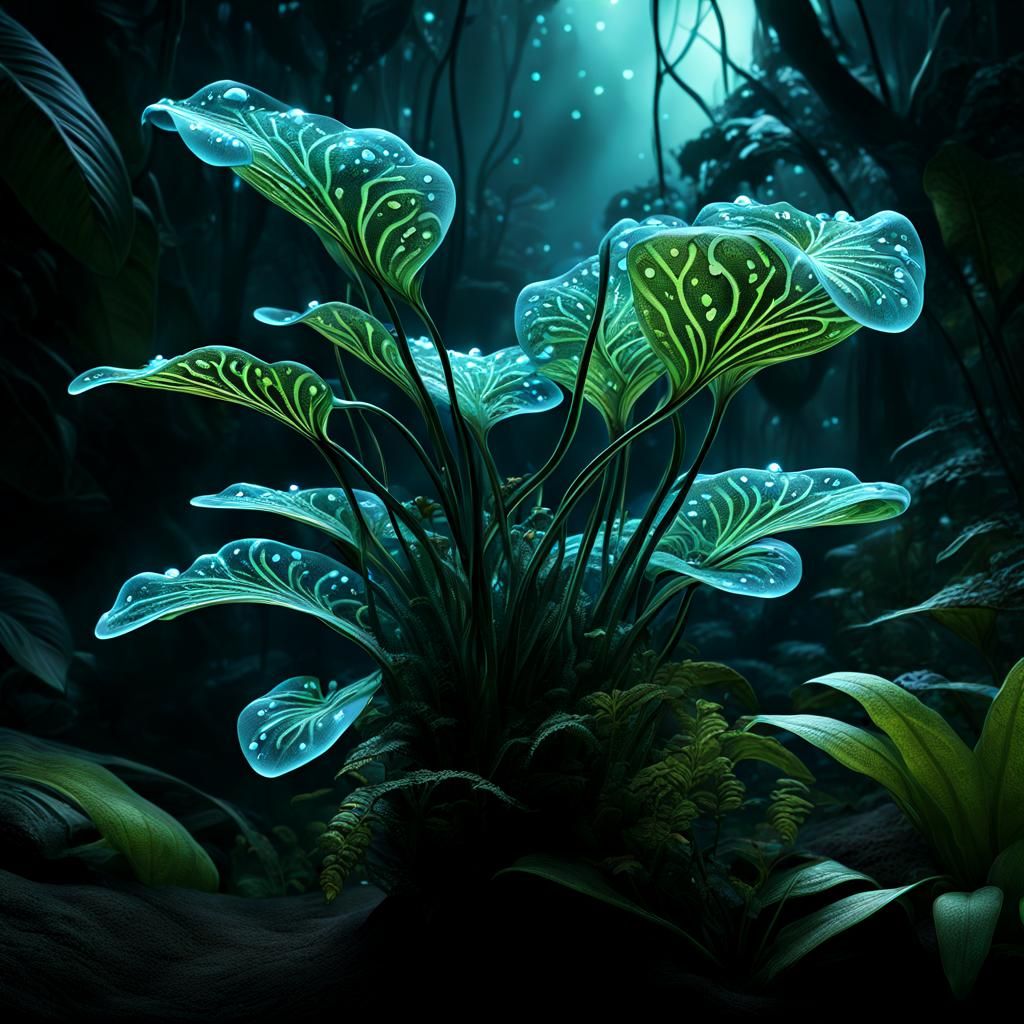 Mysterious Plant - AI Generated Artwork - NightCafe Creator