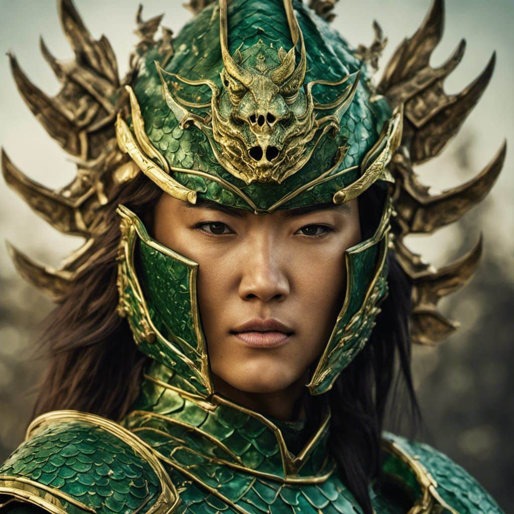 Grace Park as Dragon Knight - AI Generated Artwork - NightCafe Creator