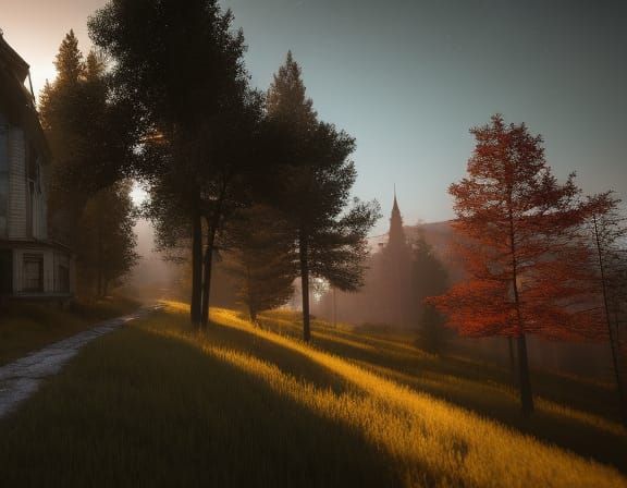 8k; Analogue Horror; Darkcore; architectural shot; by artist "Vasily ...