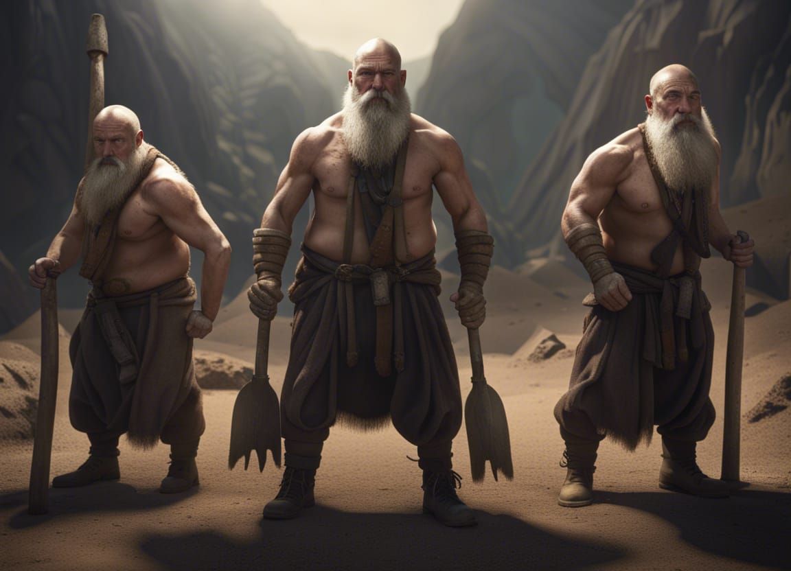 primal dwarves - AI Generated Artwork - NightCafe Creator