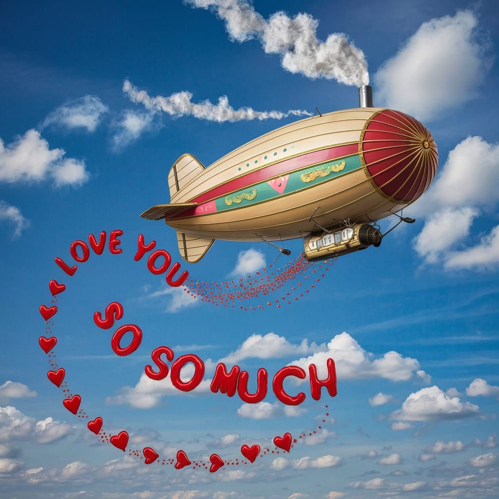 Love Blimp - AI Generated Artwork - NightCafe Creator