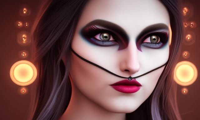 "Harlequin Lucy Lu Fantasy Character, by Lord Elboron. - AI Generated ...