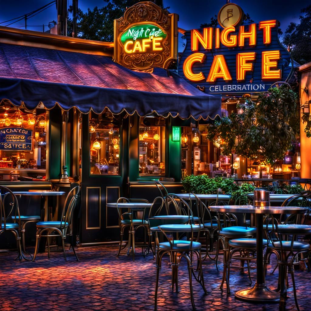 Night Cafe Golden Celebration - AI Generated Artwork - NightCafe Creator