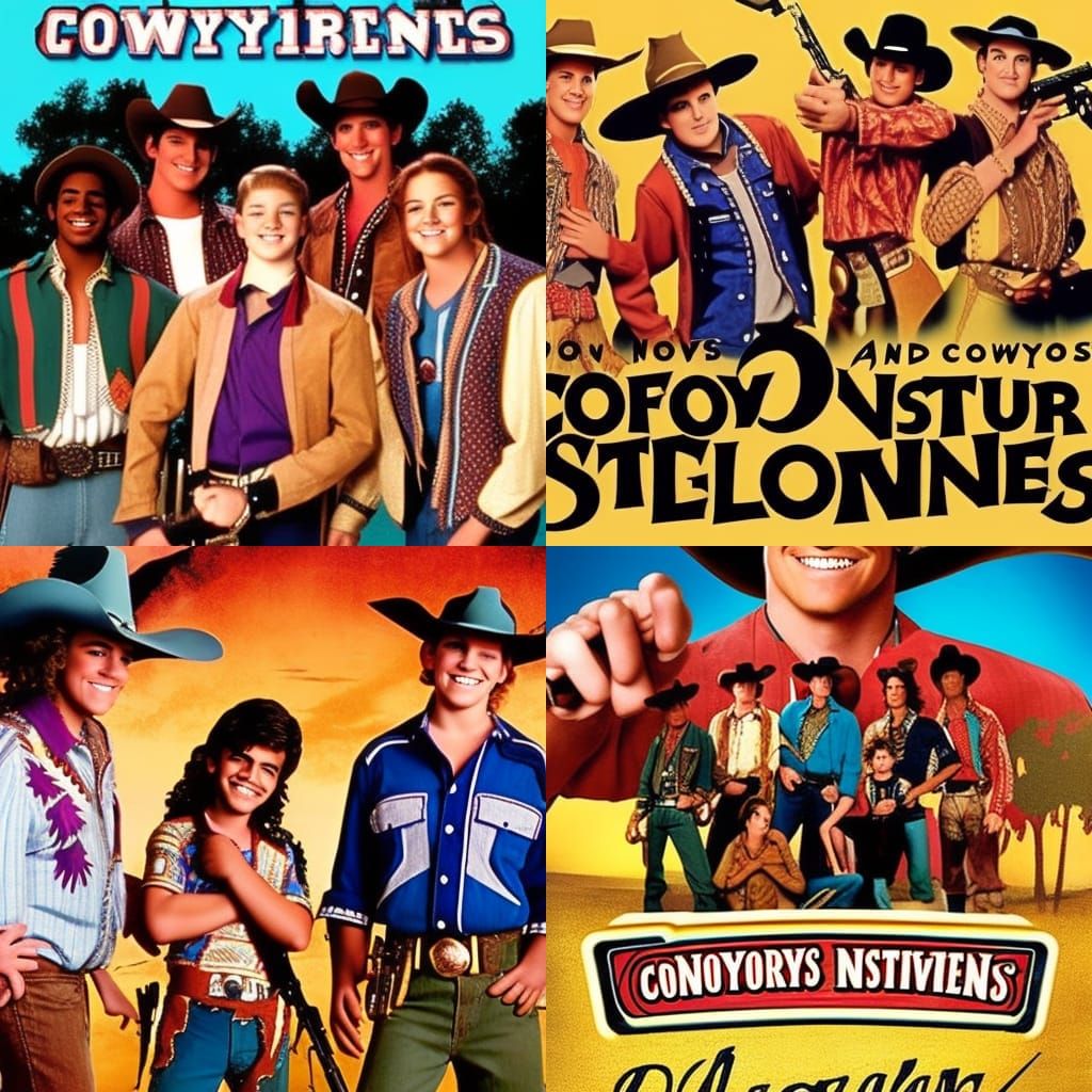 2000s Disney Channel historical sitcom: "Cowboys and Indians" - AI ...