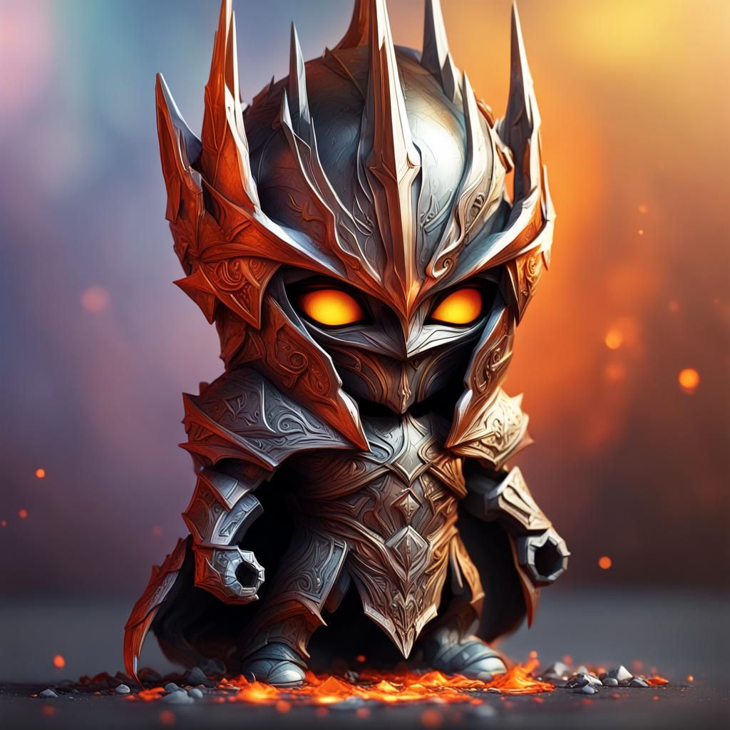 Chibi Sauron - AI Generated Artwork - NightCafe Creator