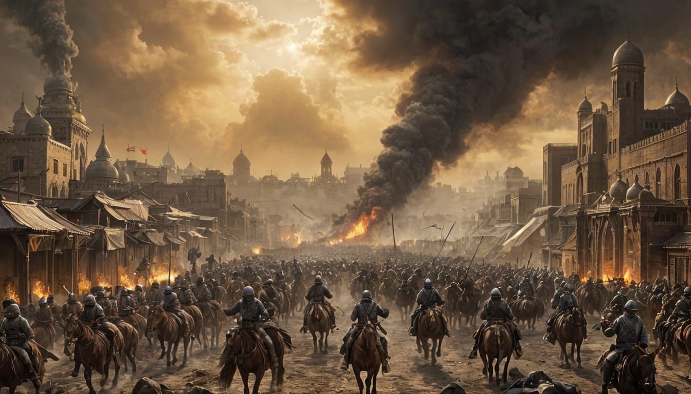 Mongol Invasion of Baghdad - Sweeping Mongol Siege of Baghda...