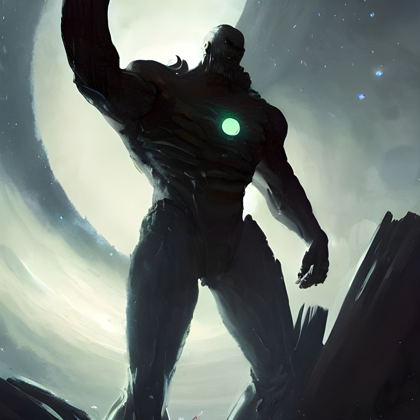 Galactic Colossus - AI Generated Artwork - NightCafe Creator