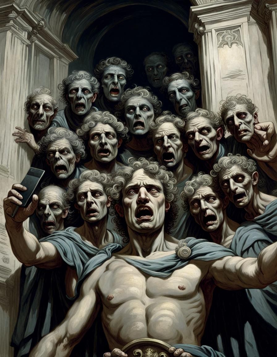 Roman selfie - AI Generated Artwork - NightCafe Creator