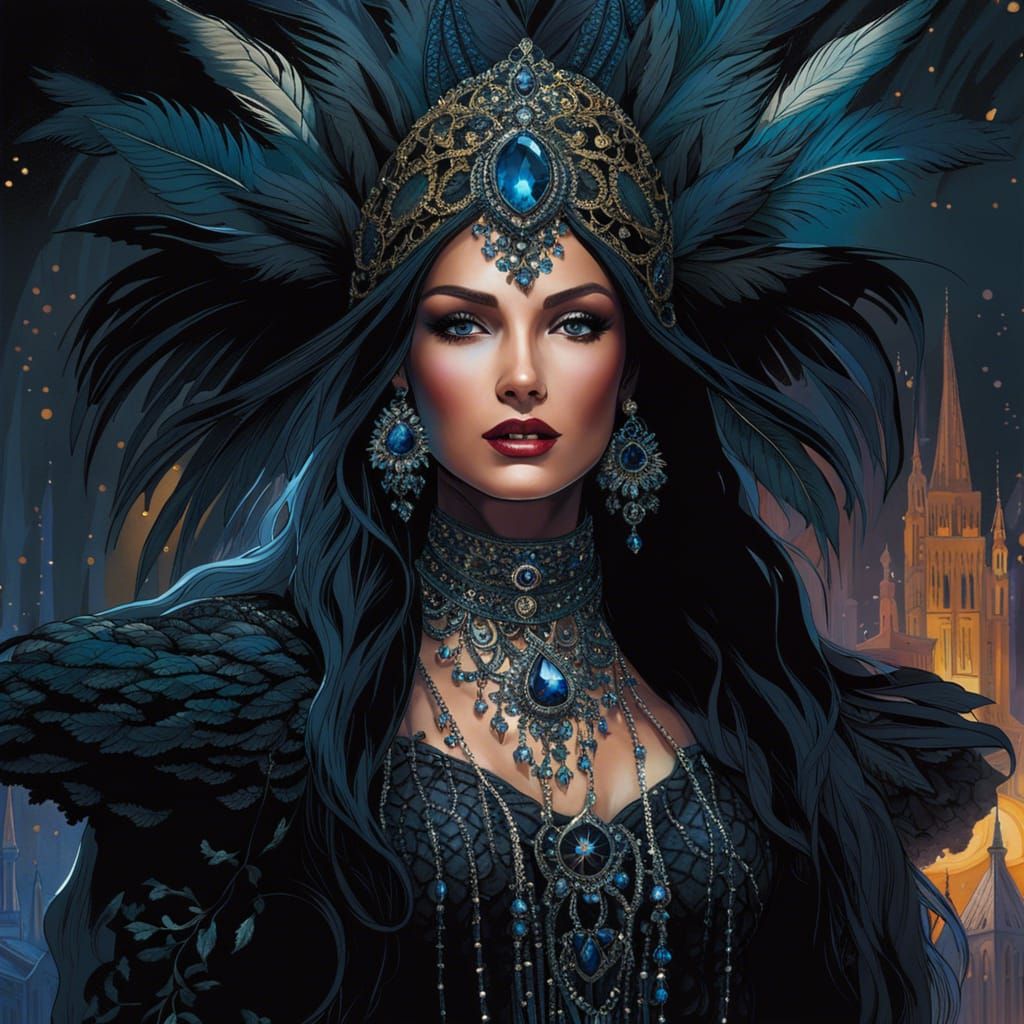 The Witch Bride - No4 - "The Exotic" - AI Generated Artwork - NightCafe ...