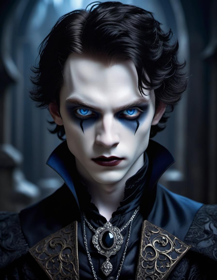 Male Vampire v2 - AI Generated Artwork - NightCafe Creator