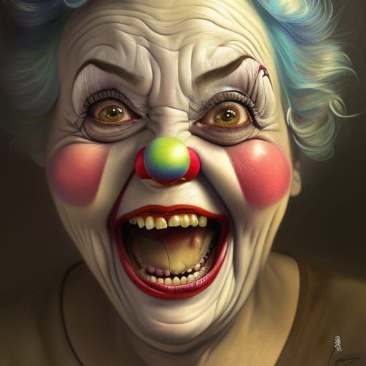 Crazy Mad Grandma 1.8 - AI Generated Artwork - NightCafe Creator