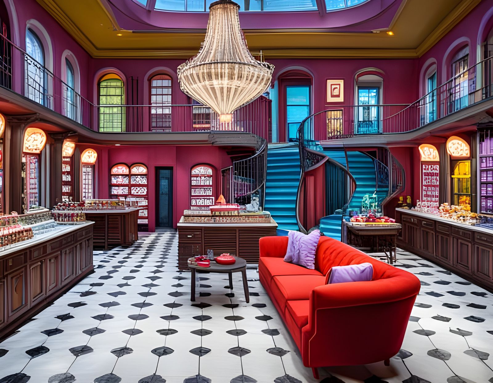 High End Candy Store - AI Generated Artwork - NightCafe Creator