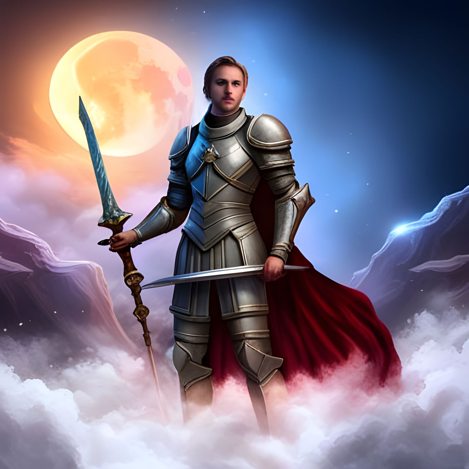 handsome knight 2 - AI Generated Artwork - NightCafe Creator