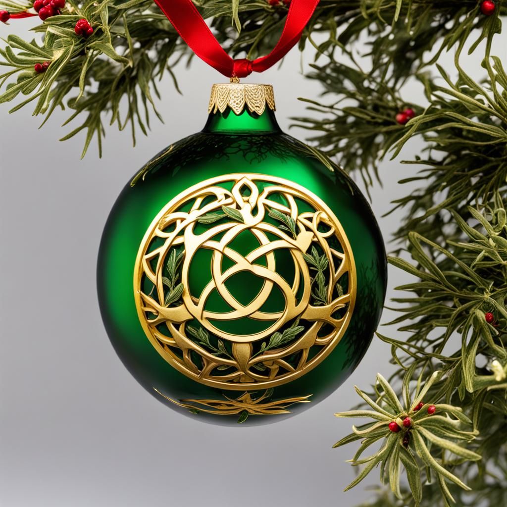 Wiccan Sun Wheel Symbol Yule Decoration - AI Generated Artwork ...