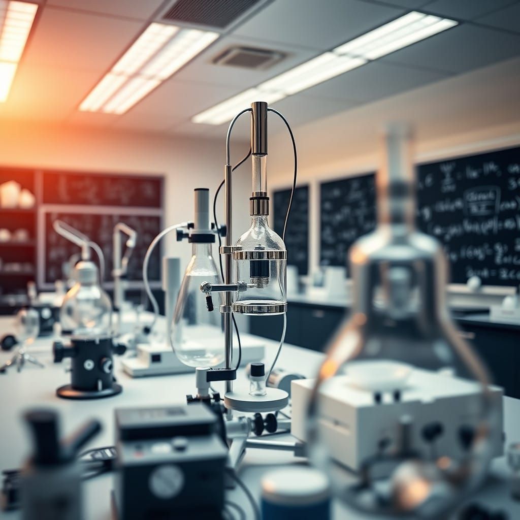 Physics - Sleek Modern Physics Laboratory in High-Definition