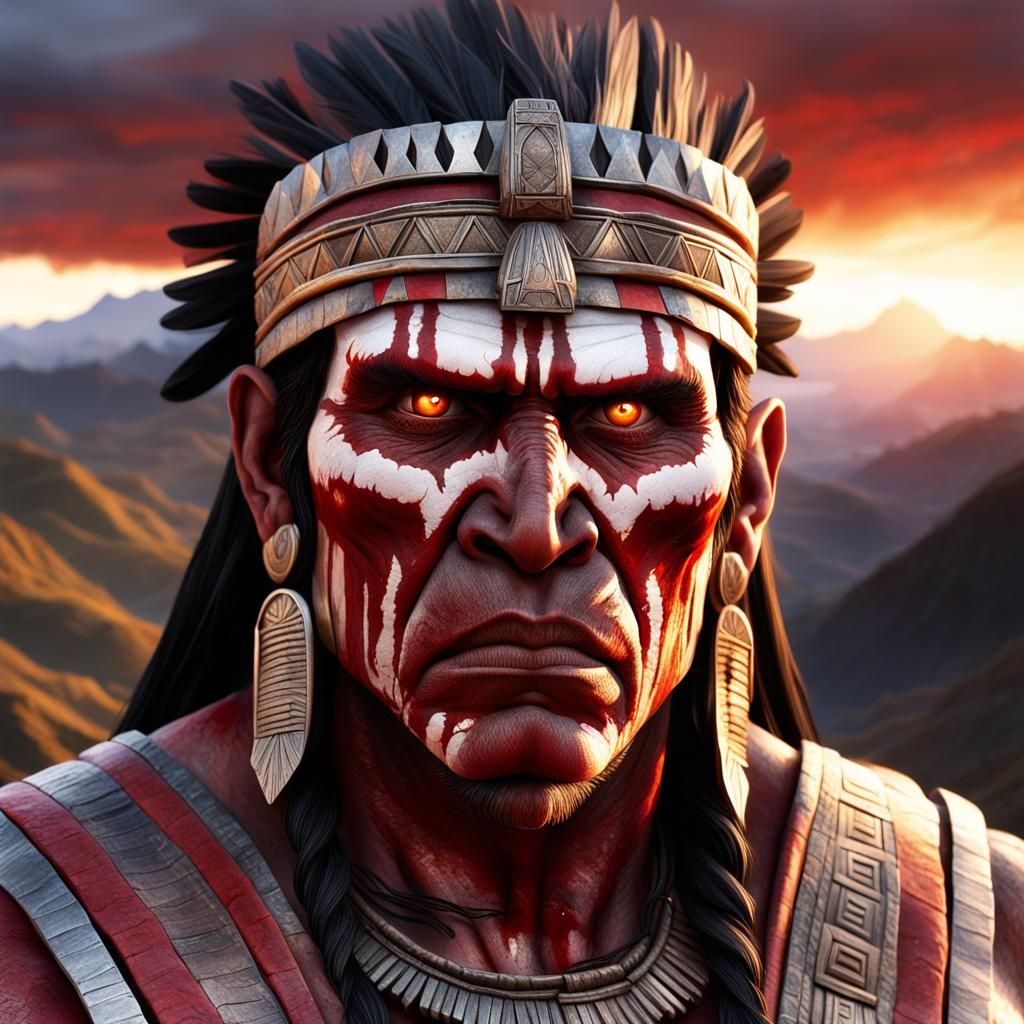 The Last Inca Warrior - Infused with the Wrath of the Sun - AI ...