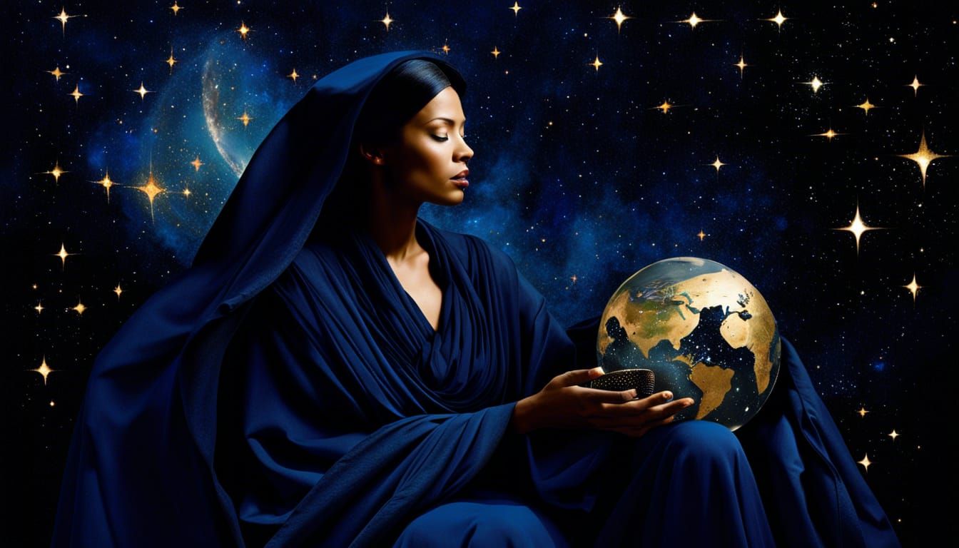 Urania: Muse of Astronomy - AI Generated Artwork - NightCafe Creator