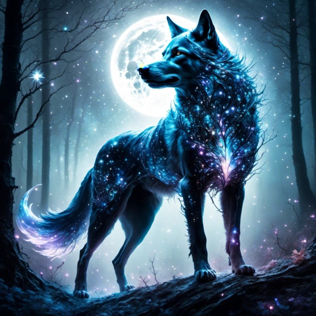 Lone Wolf - AI Generated Artwork - NightCafe Creator