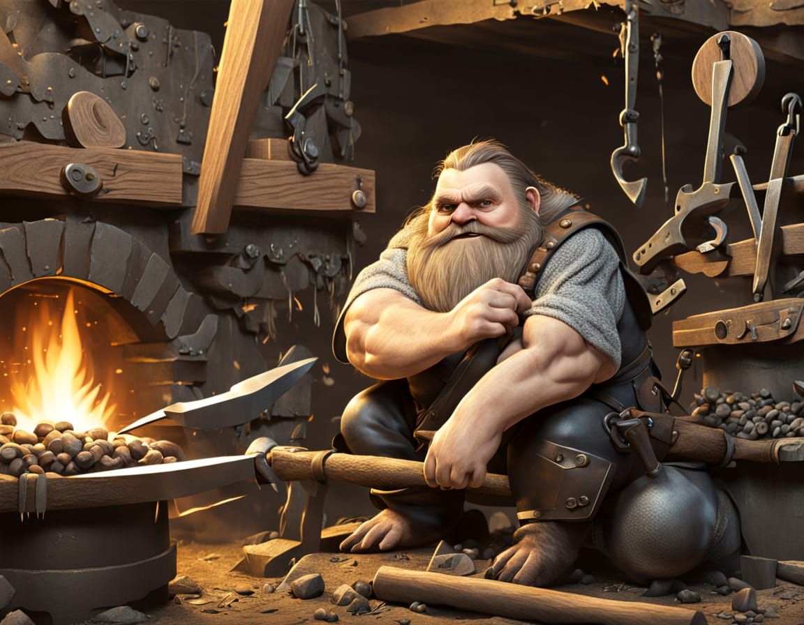 Dwarf blacksmith - Dwarf blacksmith