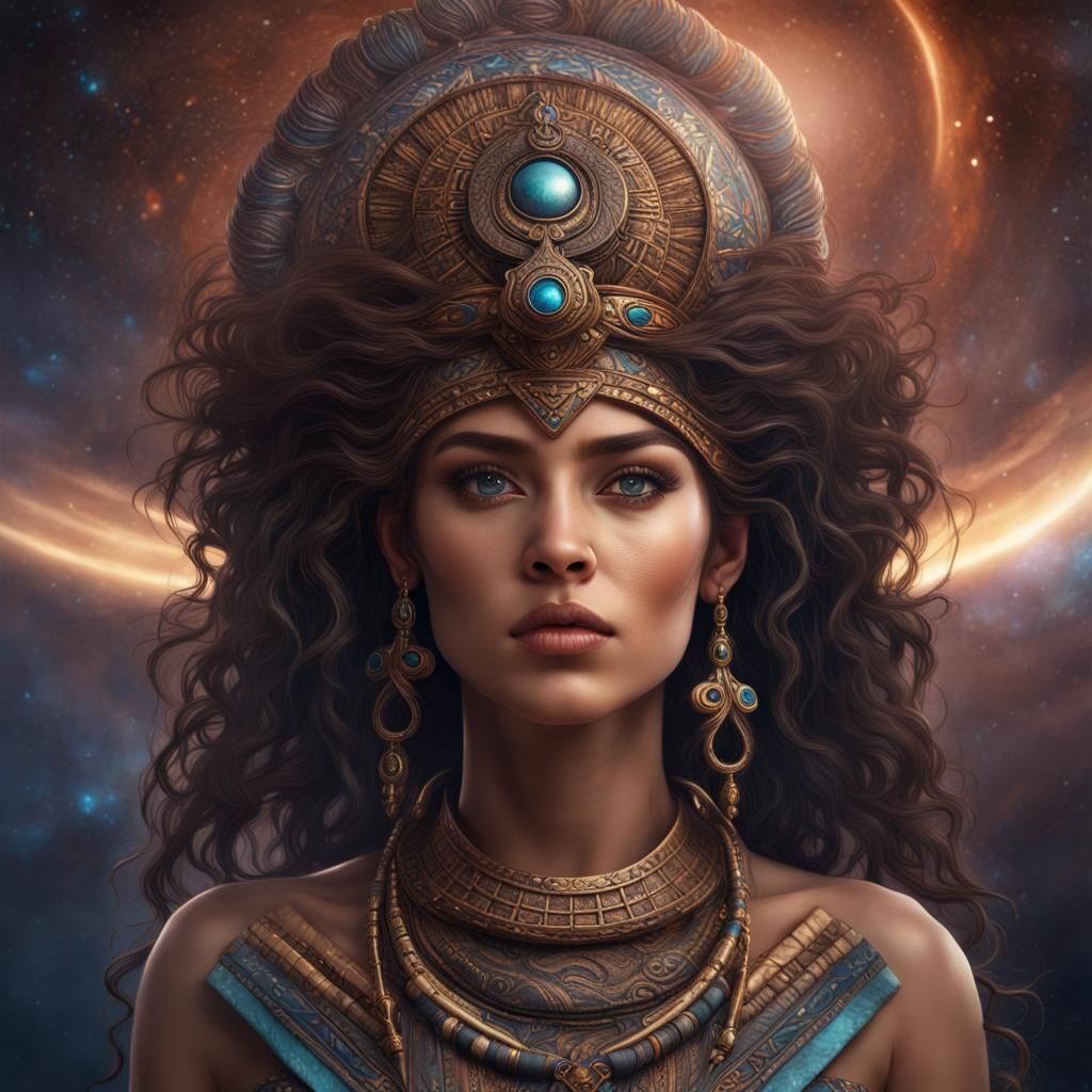 Goddess of the universe - AI Generated Artwork - NightCafe Creator