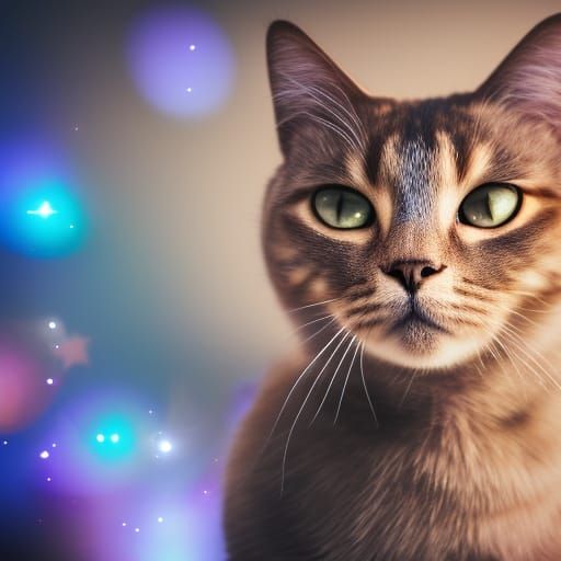 Star Cat - AI Generated Artwork - NightCafe Creator
