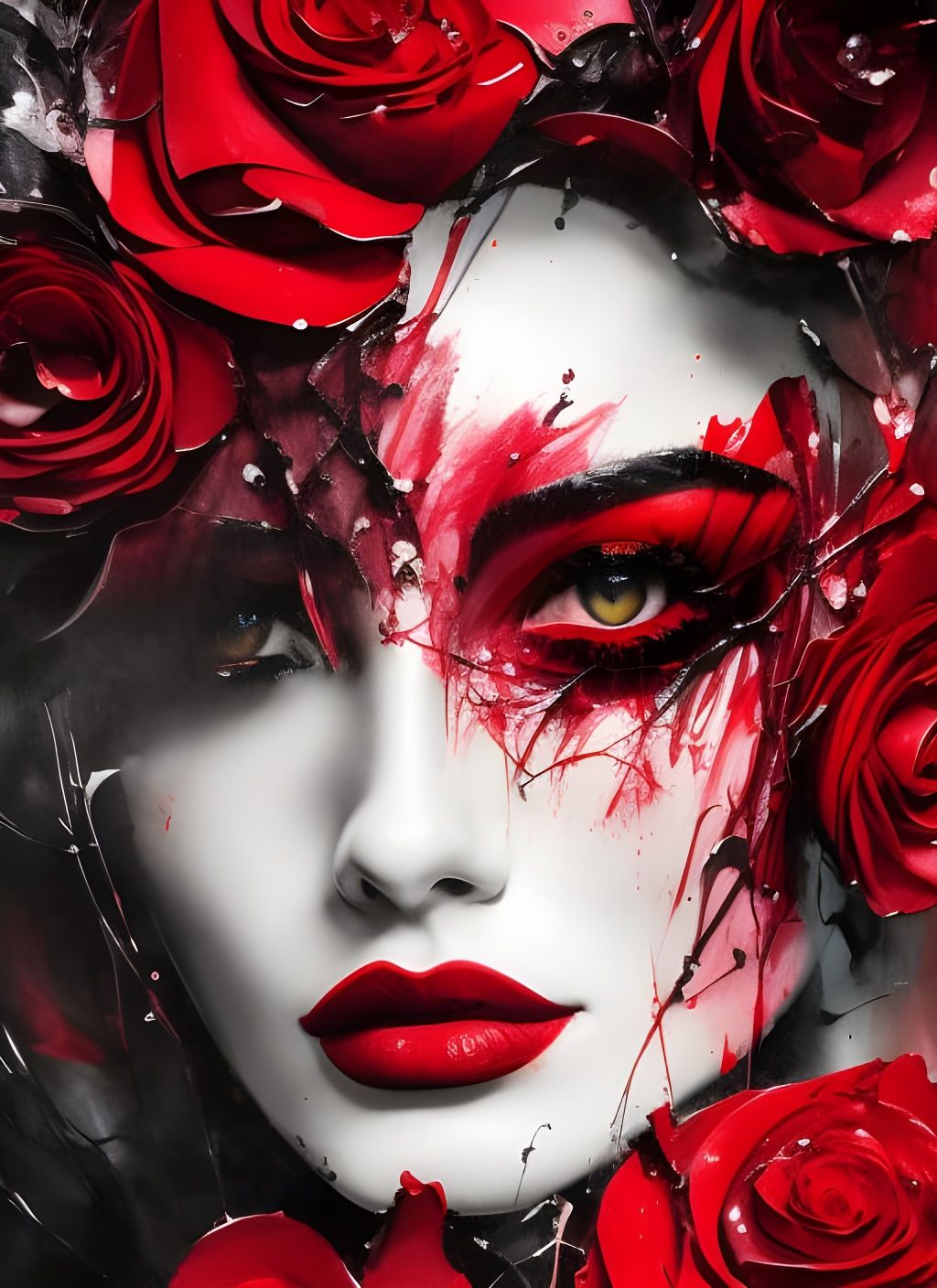 red - AI Generated Artwork - NightCafe Creator