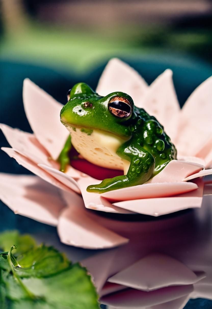 Frog cheese / Cheese frog - AI Generated Artwork - NightCafe Creator