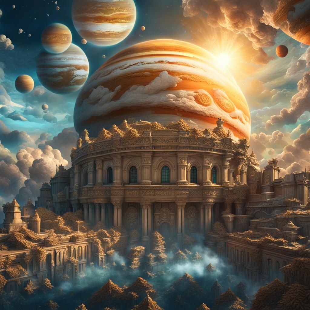 Alien colosseum - AI Generated Artwork - NightCafe Creator