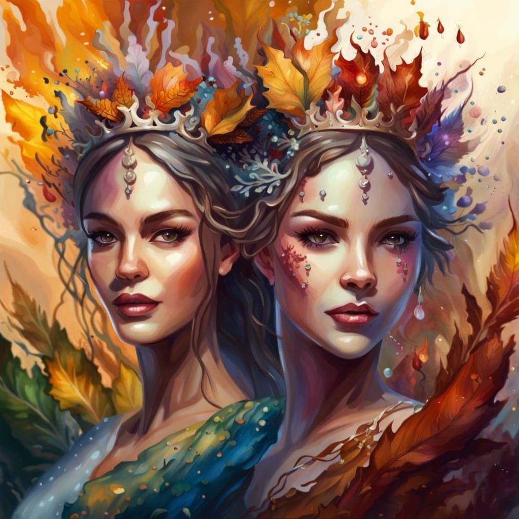 Season Queens 1 - AI Generated Artwork - NightCafe Creator