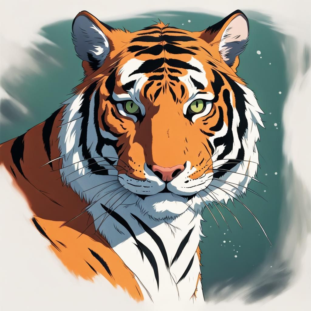 Tiger v2 - AI Generated Artwork - NightCafe Creator