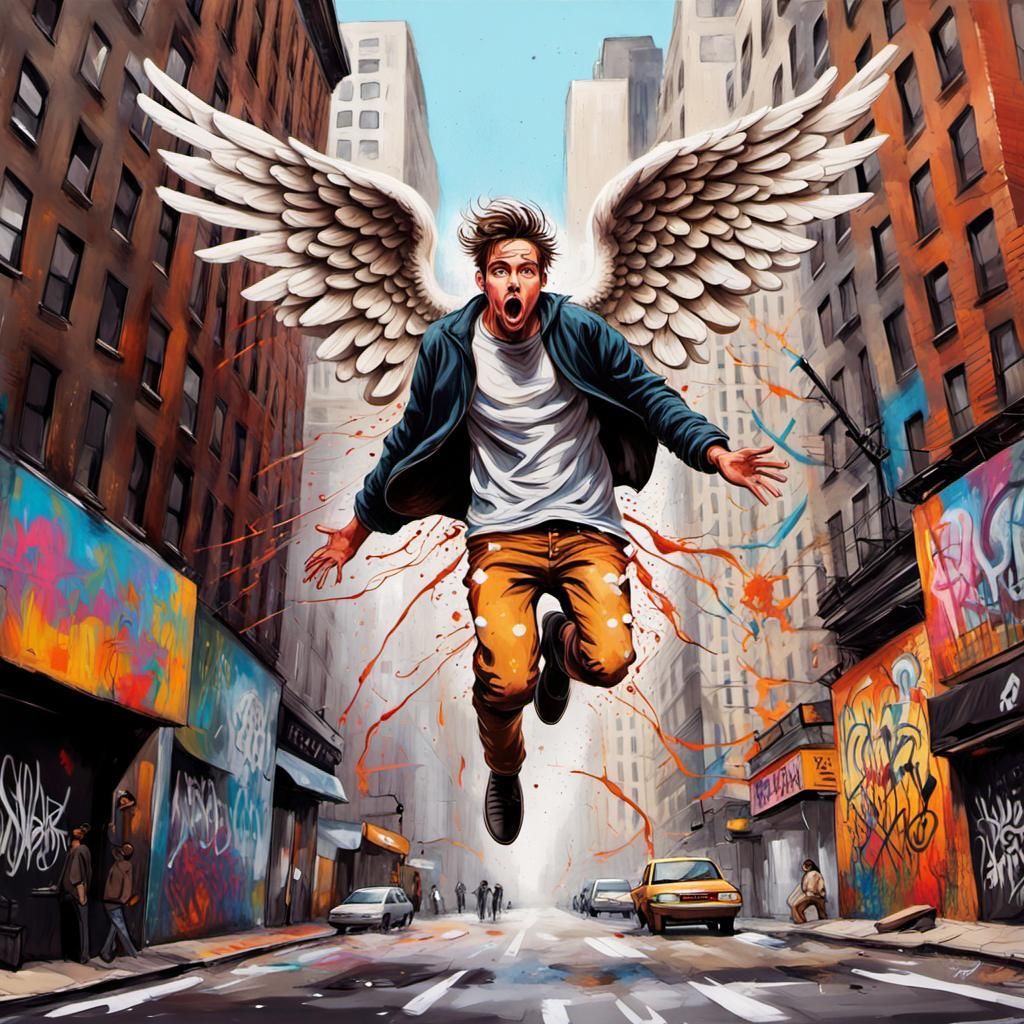 Angel Man - AI Generated Artwork - NightCafe Creator