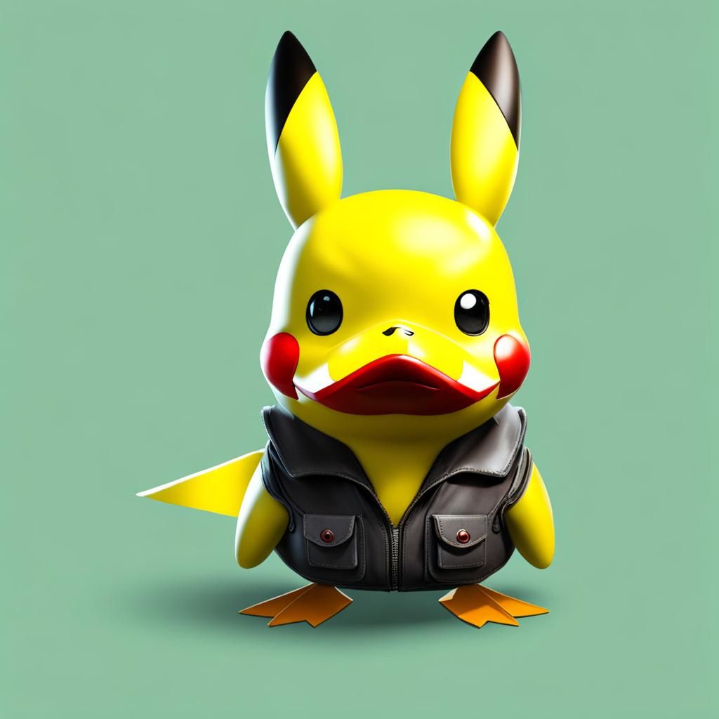 Pikachu duck - AI Generated Artwork - NightCafe Creator