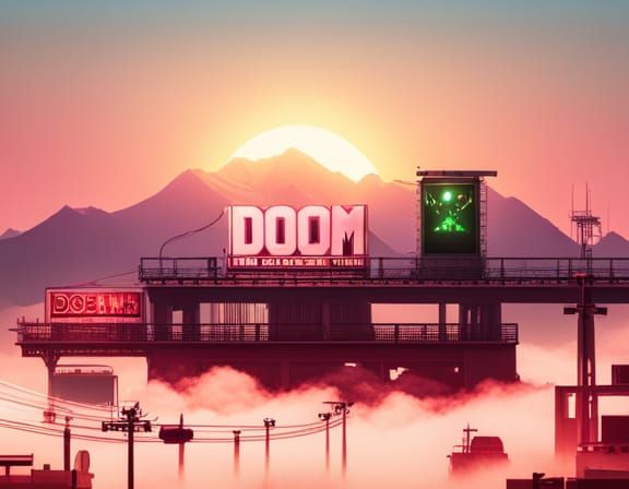 Welcome to Doom City - AI Generated Artwork - NightCafe Creator
