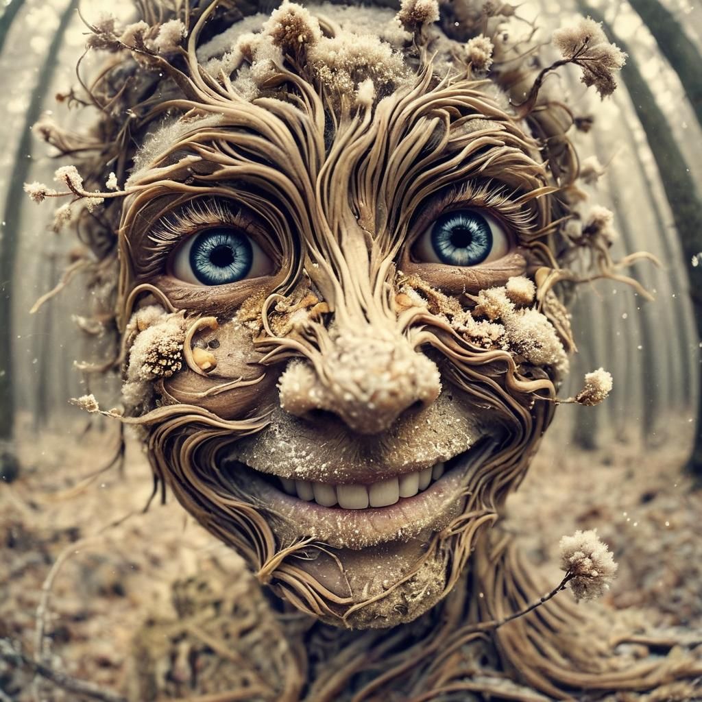 Hyperreal portrait photography. Close-up group selfie. Different ...