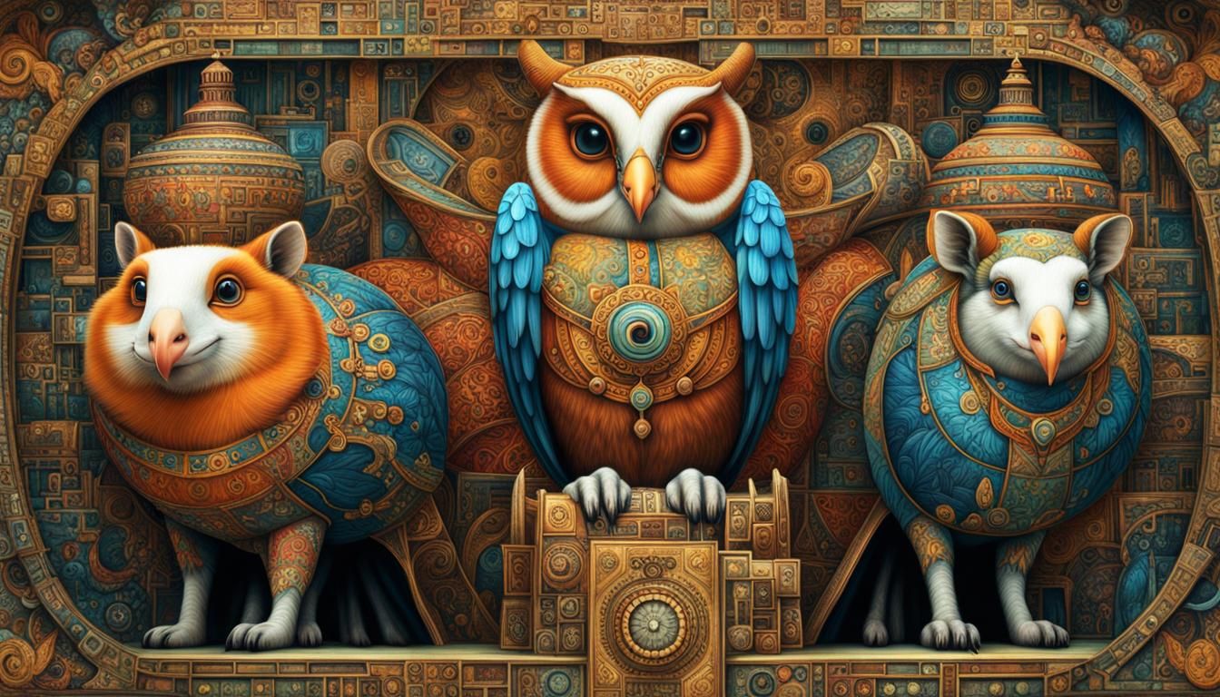 Mix, Max & Murphy - AI Generated Artwork - NightCafe Creator