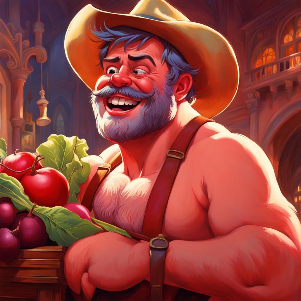 Pixar's Oliver Reed: Beetfarmer - AI Generated Artwork - NightCafe Creator