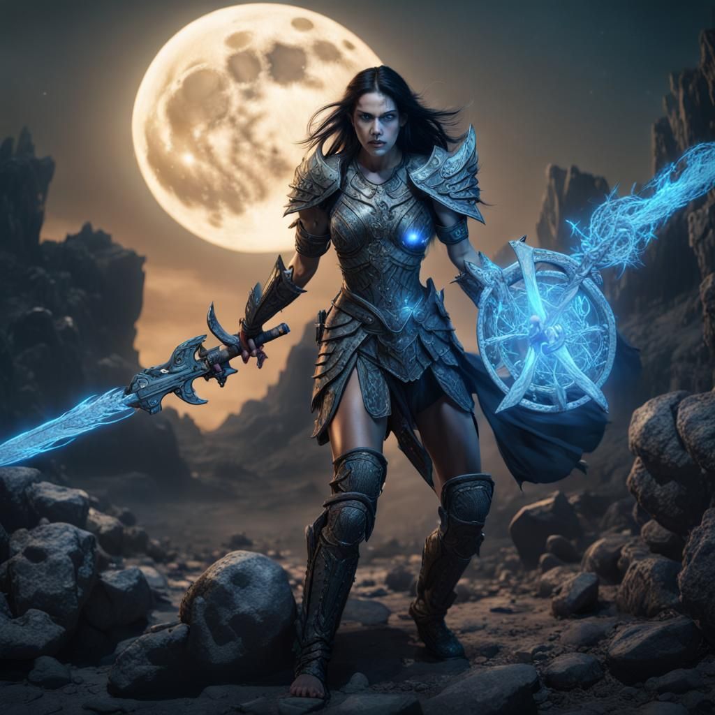 Arcane Warrior - AI Generated Artwork - NightCafe Creator