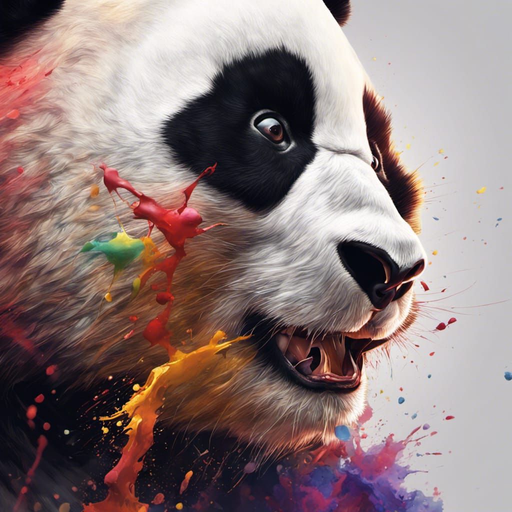 panda punch - AI Generated Artwork - NightCafe Creator