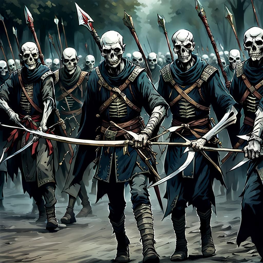 Army of undead - AI Generated Artwork - NightCafe Creator