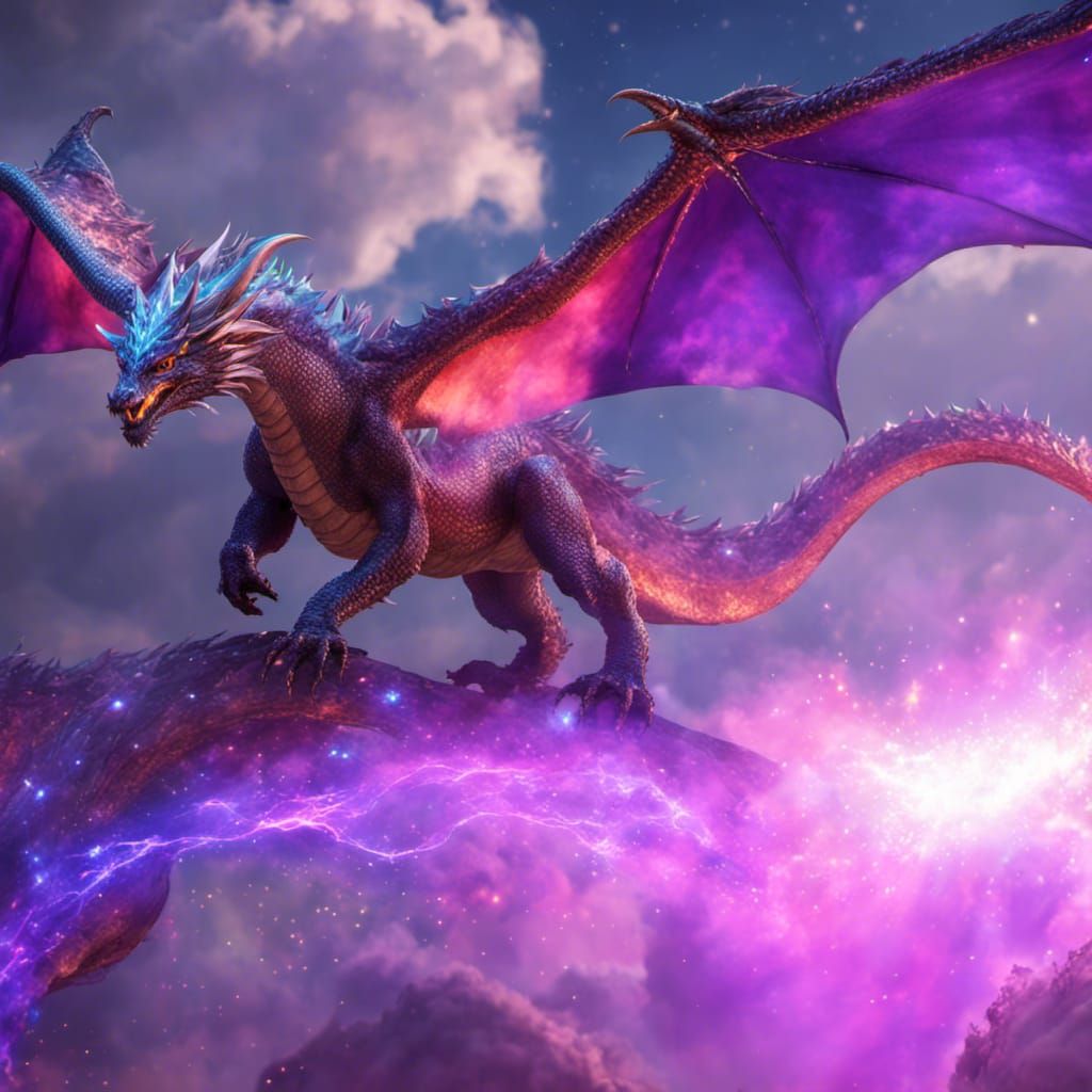 Arkaenos - Arcane Dragon - AI Generated Artwork - NightCafe Creator