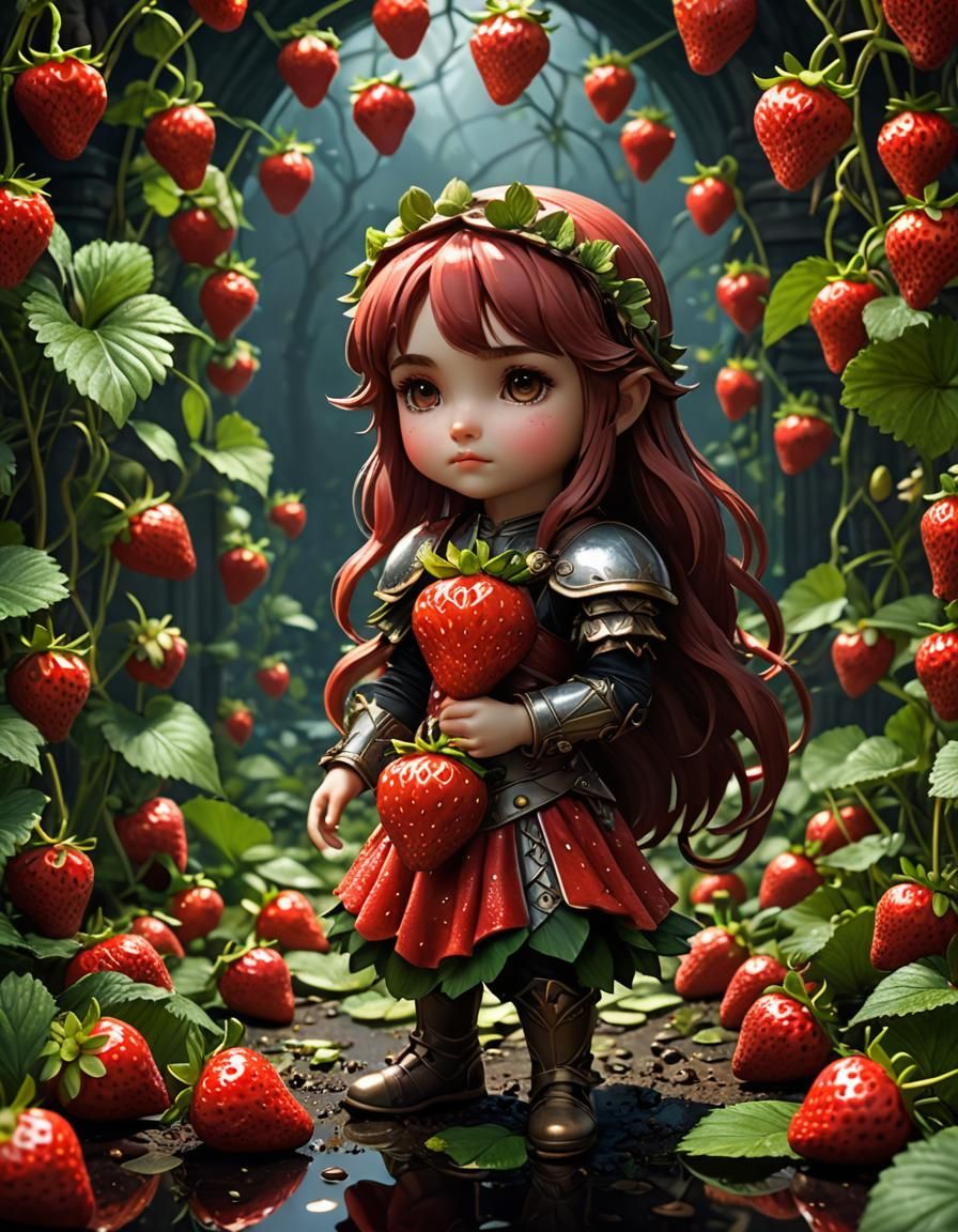 Strawberries - AI Generated Artwork - NightCafe Creator